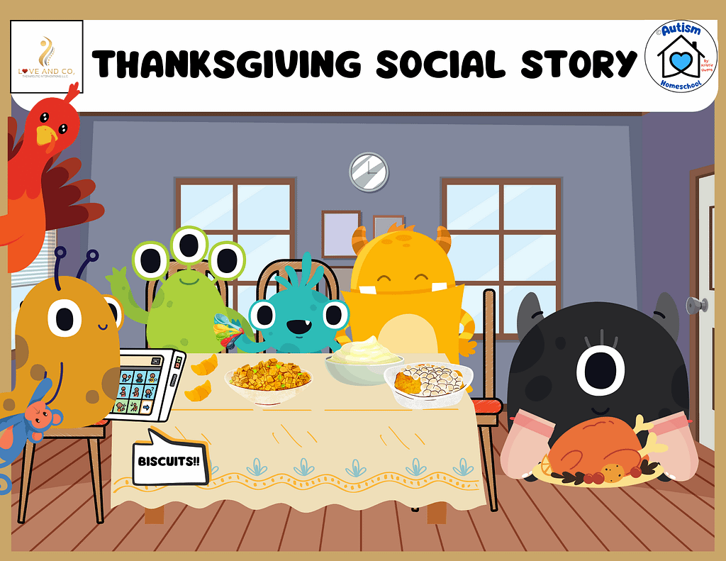 Thanksgiving Social Story - LOVE & Co., Therapeutic Interventions