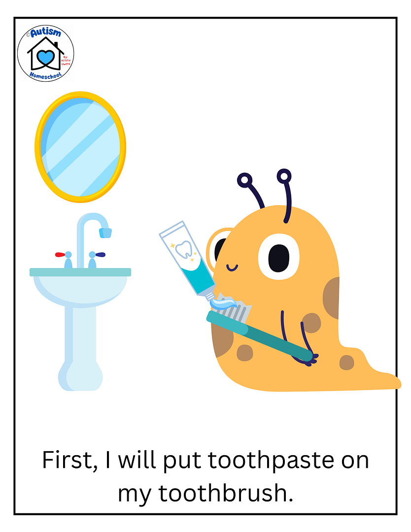 Brushing Teeth: A Social Story - LOVE & Co., Therapeutic Interventions